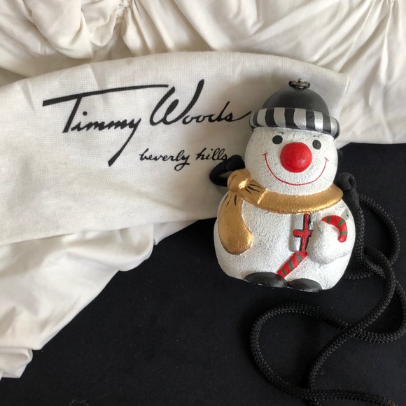 Timmy Woods | Bags | Timmy Woods Beverly Hills Snowman Purse | Poshmark